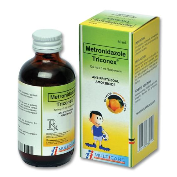 TRICONEX Metronidazole 125mg / 5mL Suspension 60mL price in the ...